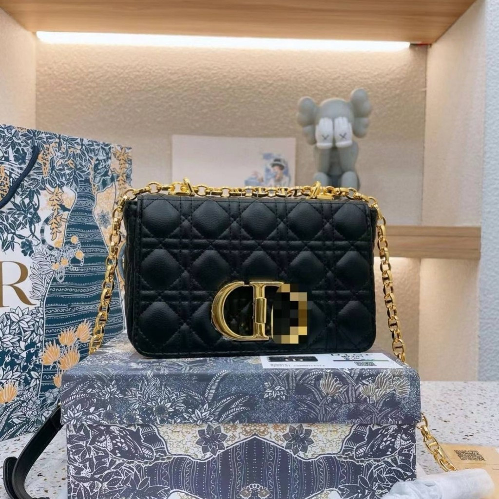 Dior2025 Última moda Corrente de Pérolas Quadrada Embalagem de Diamante D608 | Shopee Brasil