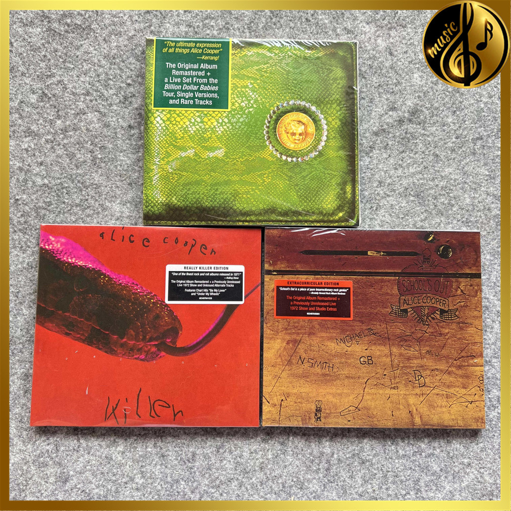 Alice Cooper Killer Expanded & Remastered, School's Out Expanded & Remastered, Billion Dollar ...