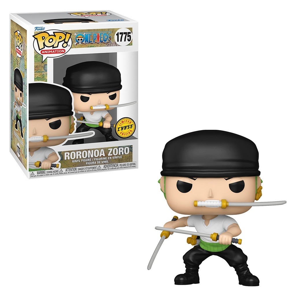Funko Pop Chase One Piece 4 Roronoa Zoro 1775 | Shopee Brasil