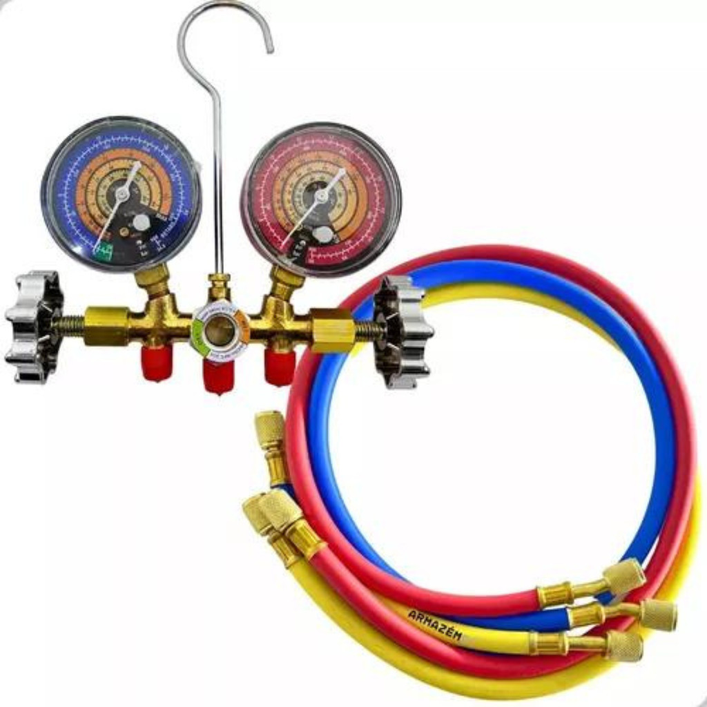 Kit Manifold Com Mangueiras 90cm R600 R290 R1270 Suryha | Shopee Brasil