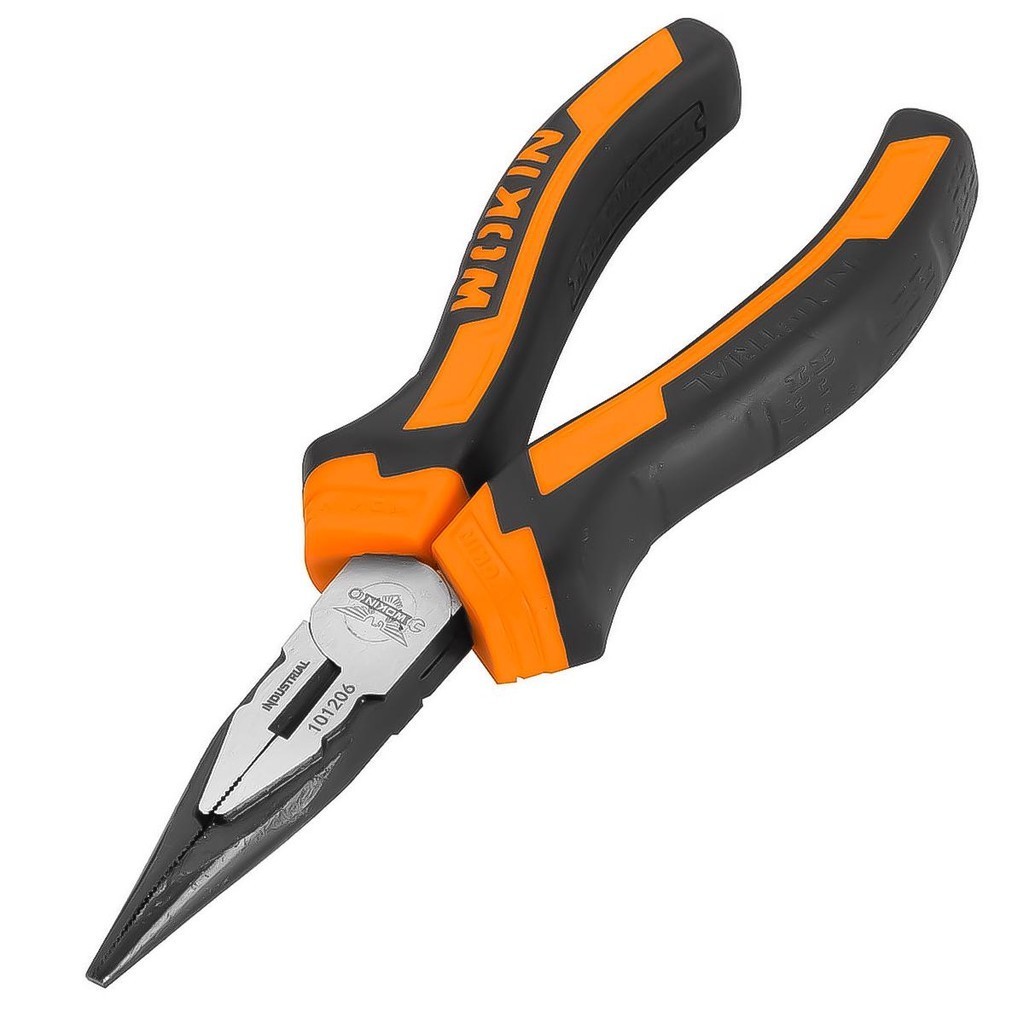 Alicate De Bico Longo Corte Dobrar Segurar Diagonal Uso Geral 6 Pol 160mm - WOKIN | Shopee Brasil