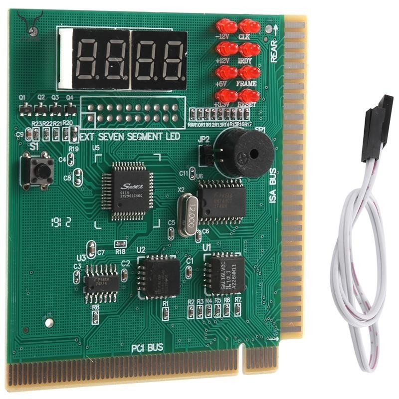 Diagnóstico PCI Placa Mãe De 4 Dígitos Analisador De Teste De Placas ...