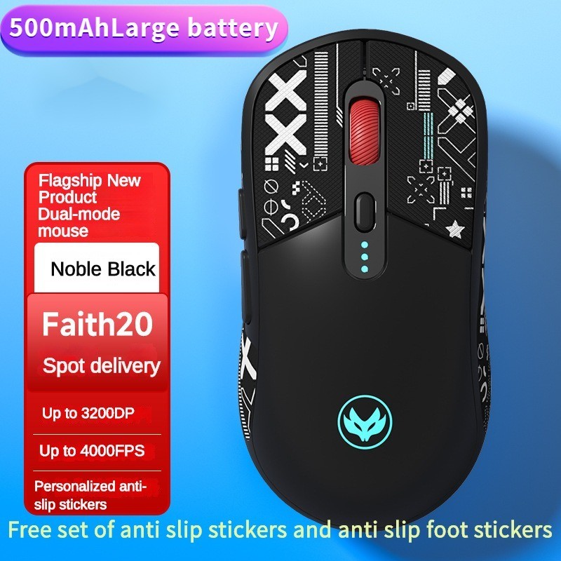 2024 Novo estilo de Mouse sem fio 2.4G Bluetooth 5.1 Modo duplo sem fio Carregamento silencioso ...