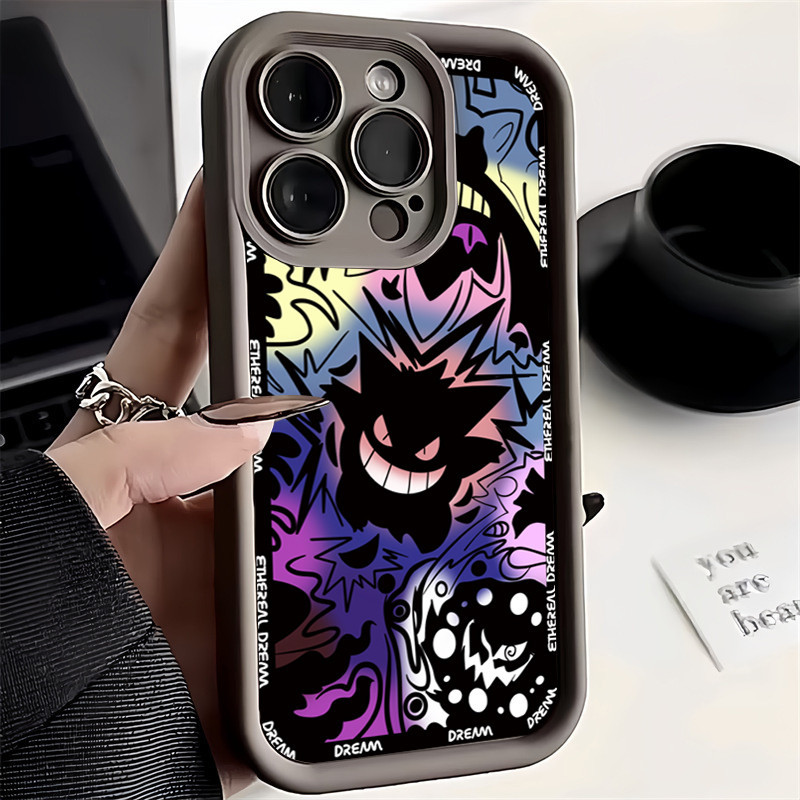 Caixa Gengar Anime Pokemon Para Xiaomi Redmi Nota 13 11 12 Pro Plus ...
