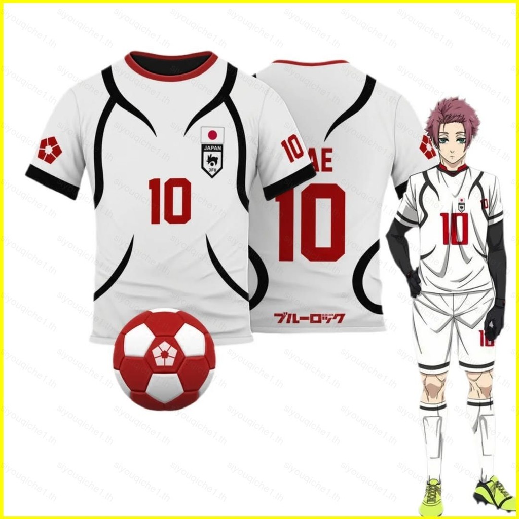 SY1 BLUE LOCK SAE Cosplay Camisa De Pano Gráfico Completo Verão ...