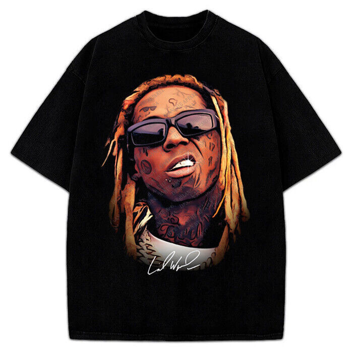 Camiseta Lil Wayne Weezy F Baby Dwayne Carter Tha Tunechi Gráfica ...