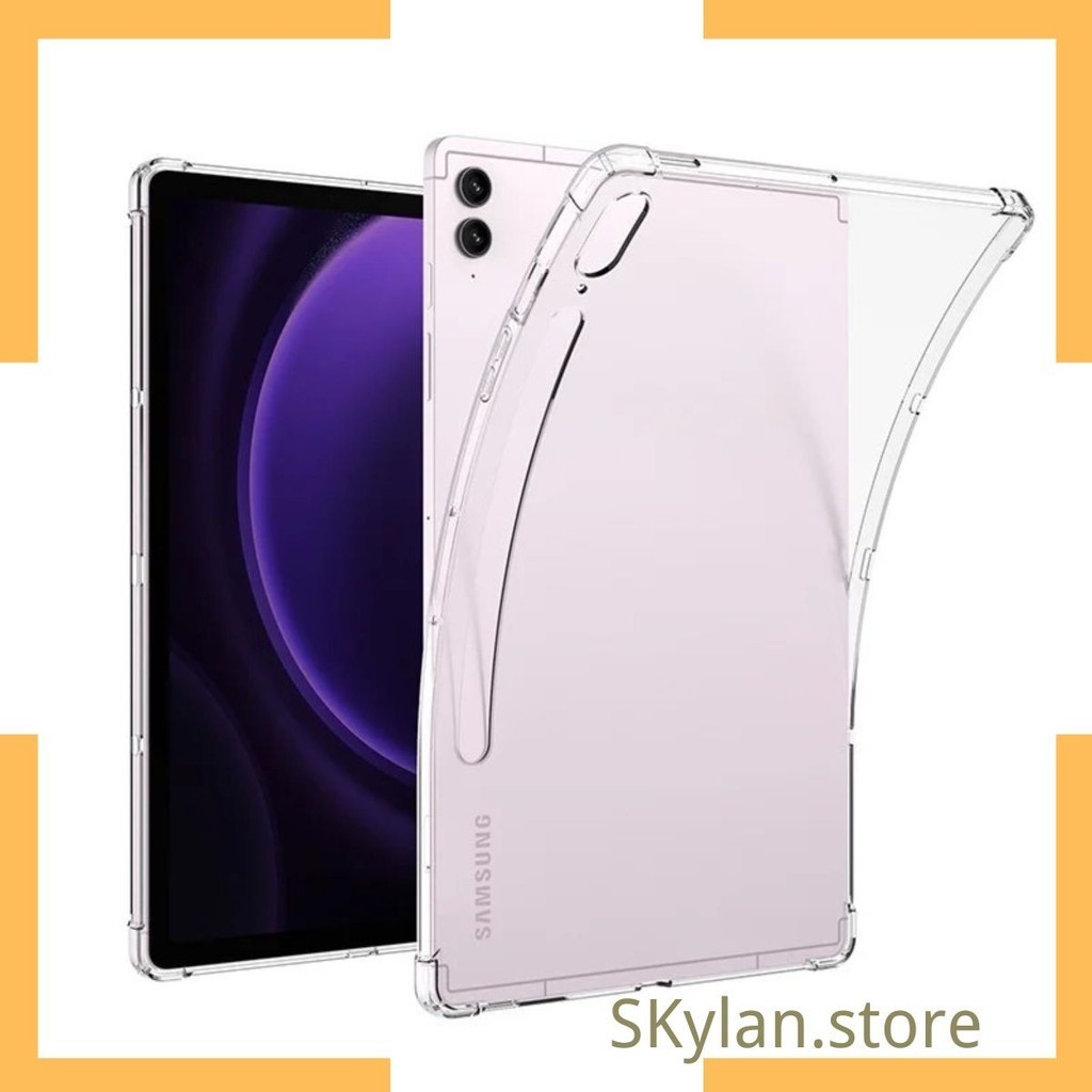 Capa Silicone Transparente TPU comaptivel Samsung Galaxy Tab S9, FE Plus, 12.4, 5G, 2023, SM ...