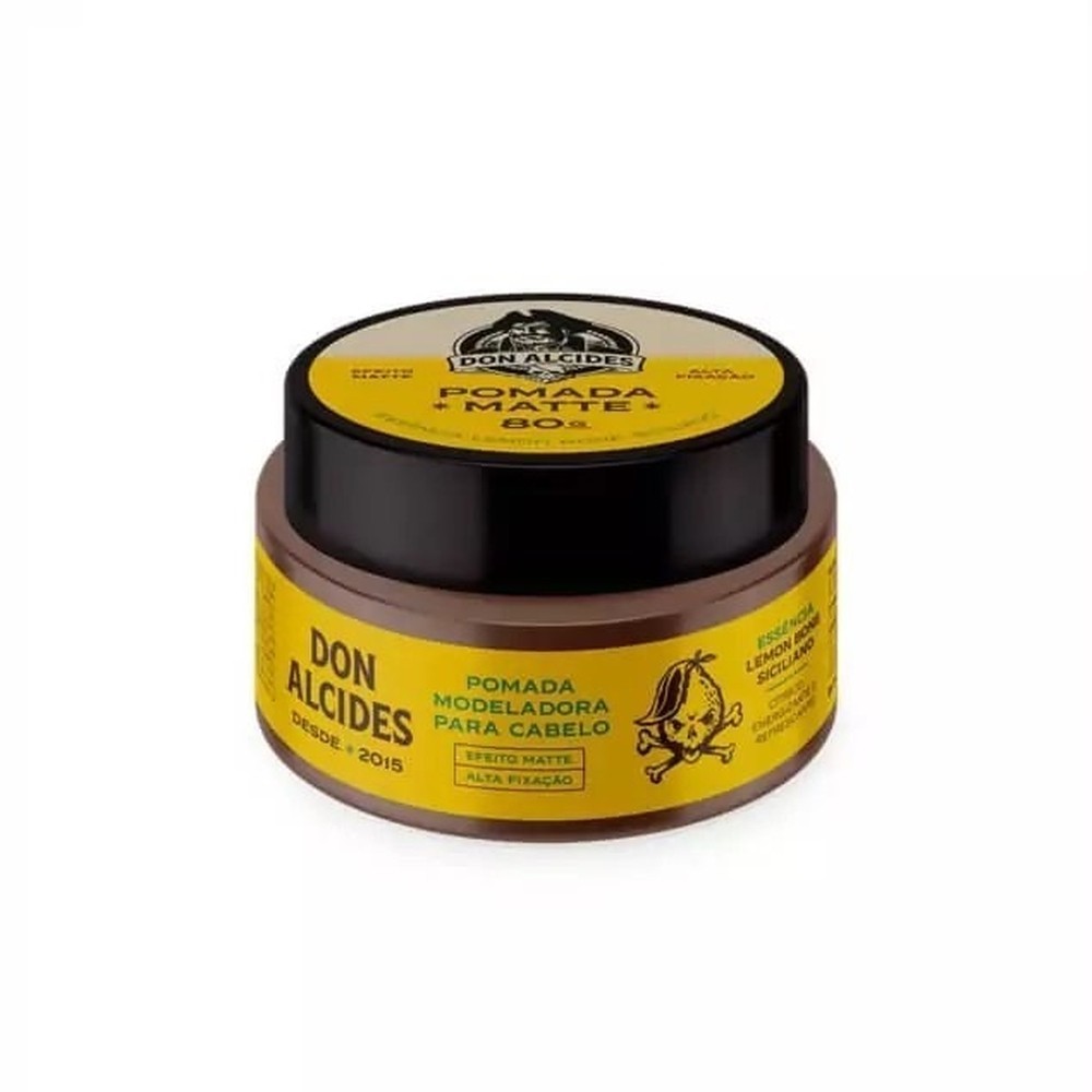 Pomada para Cabelo Lemon Bone Pomade Don Alcides - 80gr | Shopee Brasil