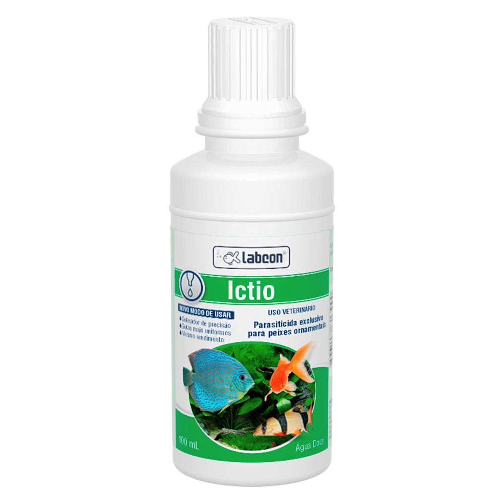 Alcon Labcon Ictio 100ml antiparasitas para peixes e aquario | Shopee Brasil