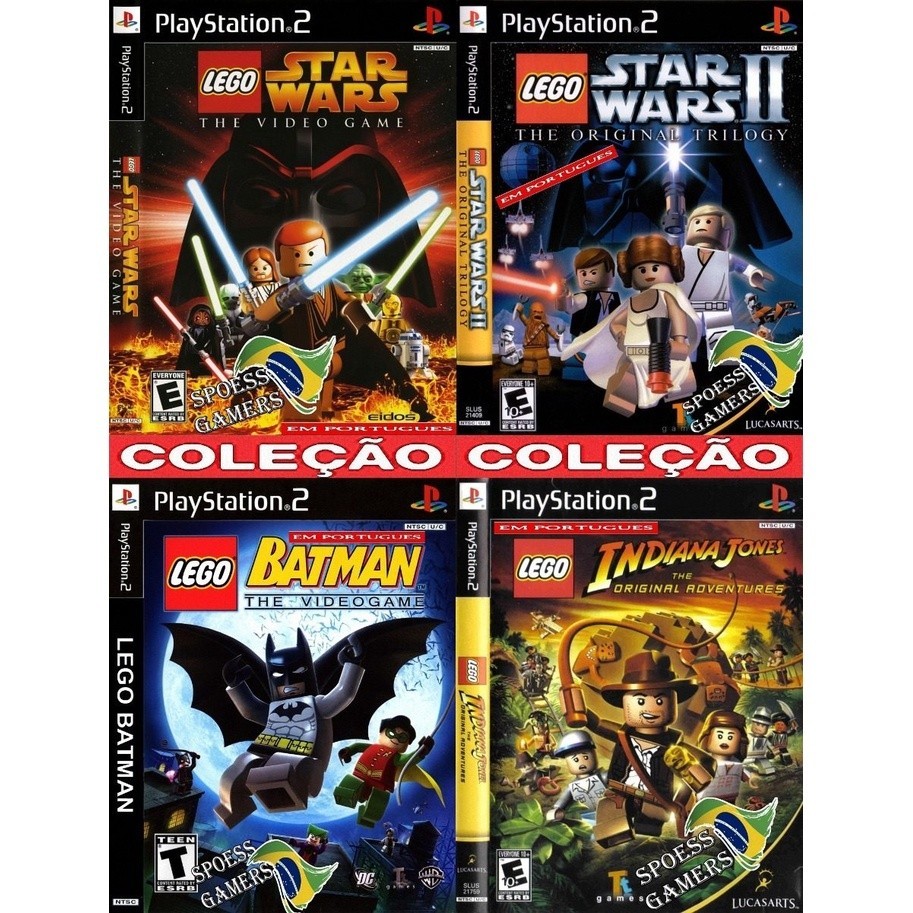 Jogo Ps 2 Lego Ps2 Coleção (4 Dvds) Portugues - Leve 4 Pague 3 | Shopee ...