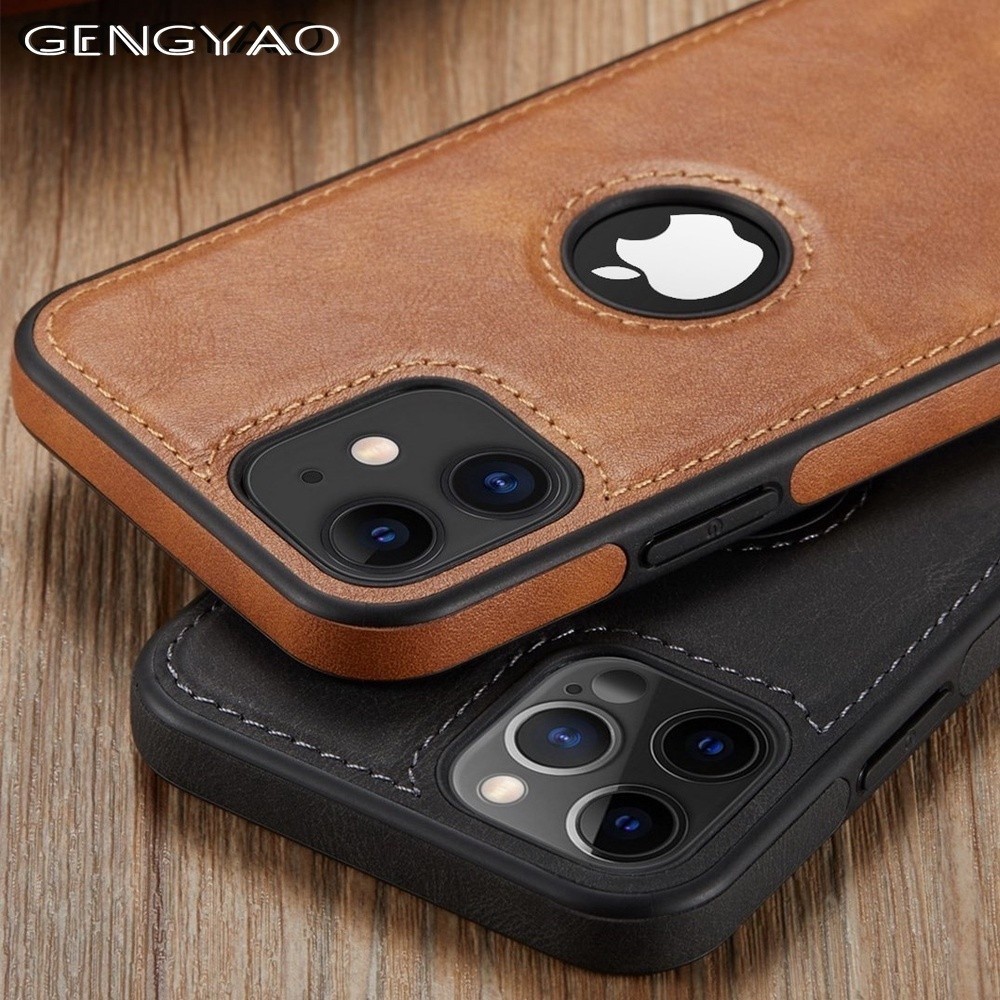 Capa De Couro De Luxo Para iPhone Apple 15 Pro MAX 14 13 12 11 XS XR 7 ...