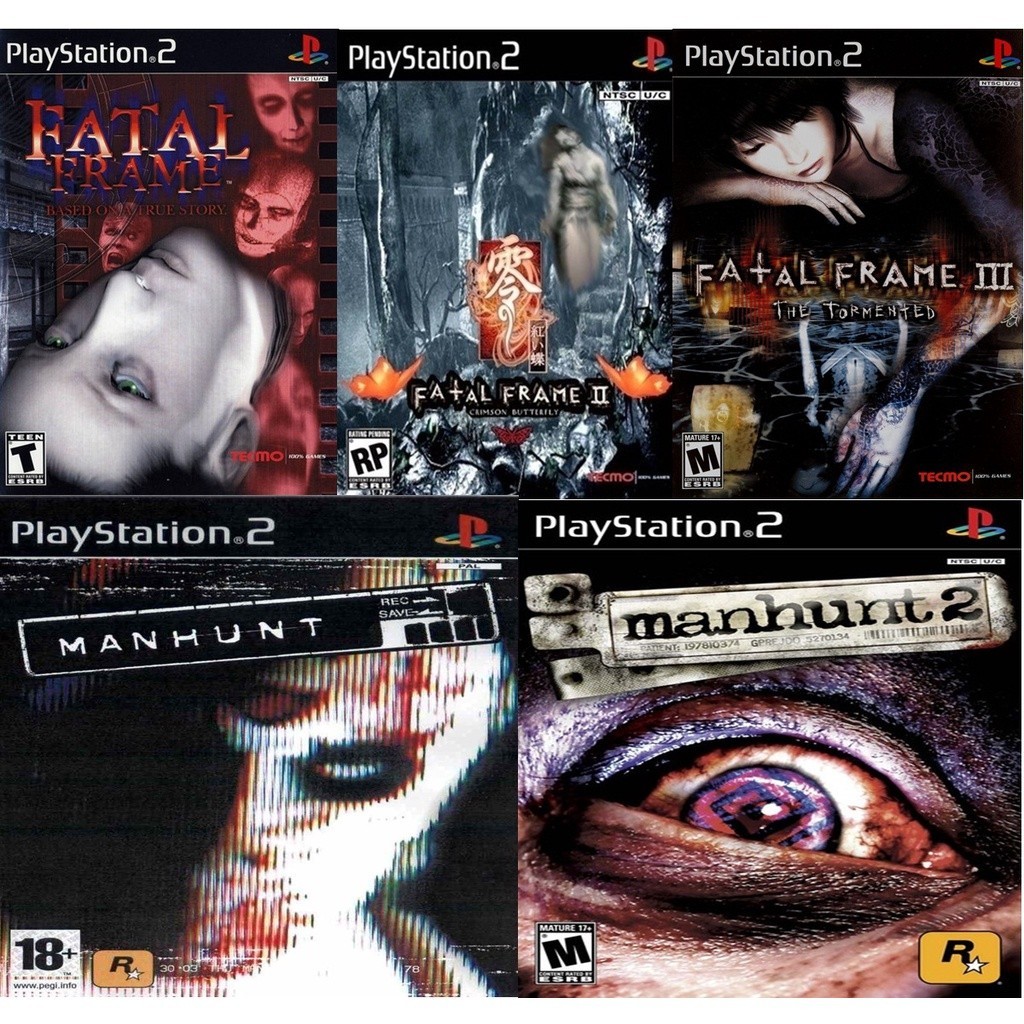 Kit Fatal Frame Trilogy + Manhunt Duology | Shopee Brasil