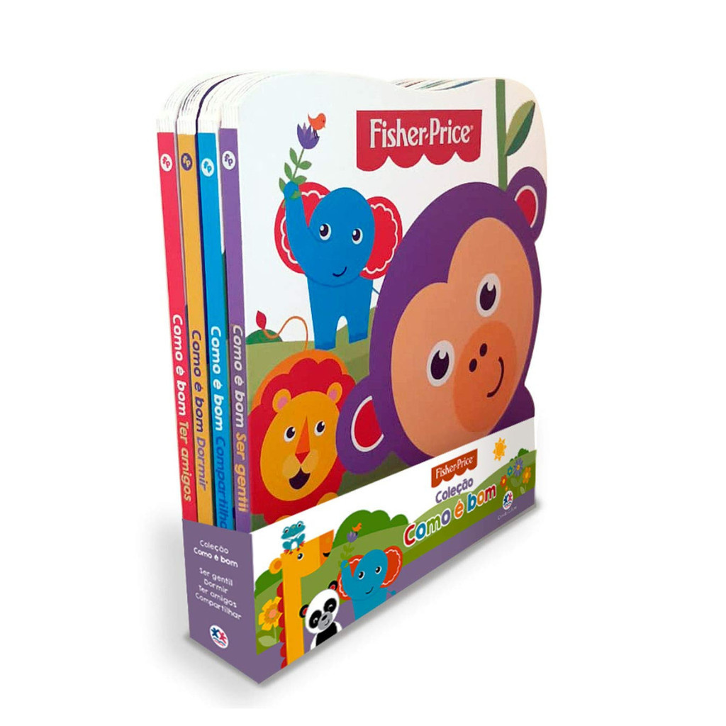 Kit 4 livros Fisher-Price - Kit Coleção Como é Bom Ser Gentil ...