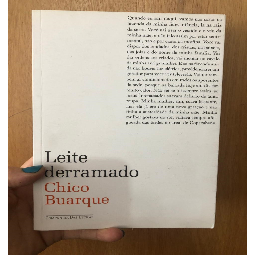 Leite Derramado autor Chico Buarque | Shopee Brasil