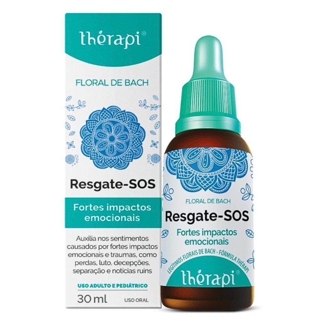 Floral de Bach Thérapi Resgate-SOS 30 ml | Shopee Brasil