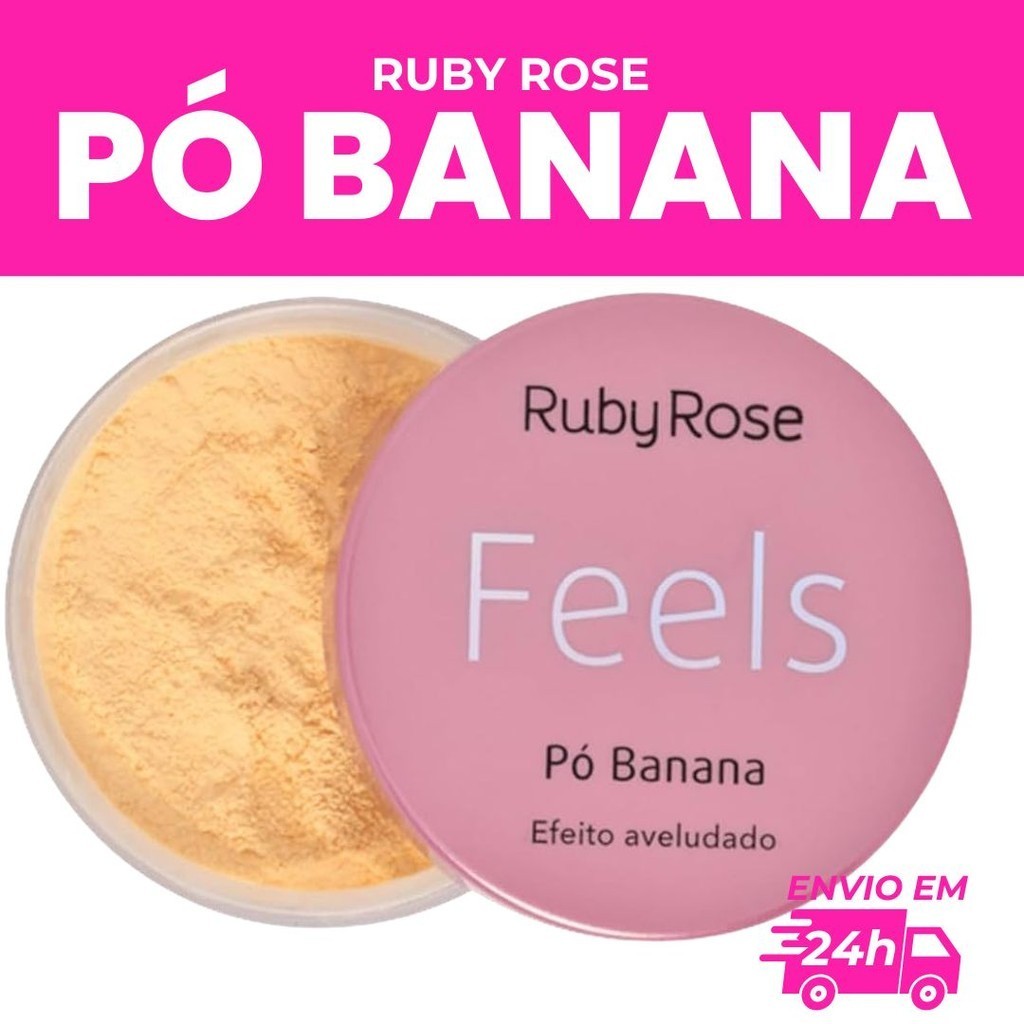 PÓ BANANA FEELS - RUBY ROSE 14G | Shopee Brasil