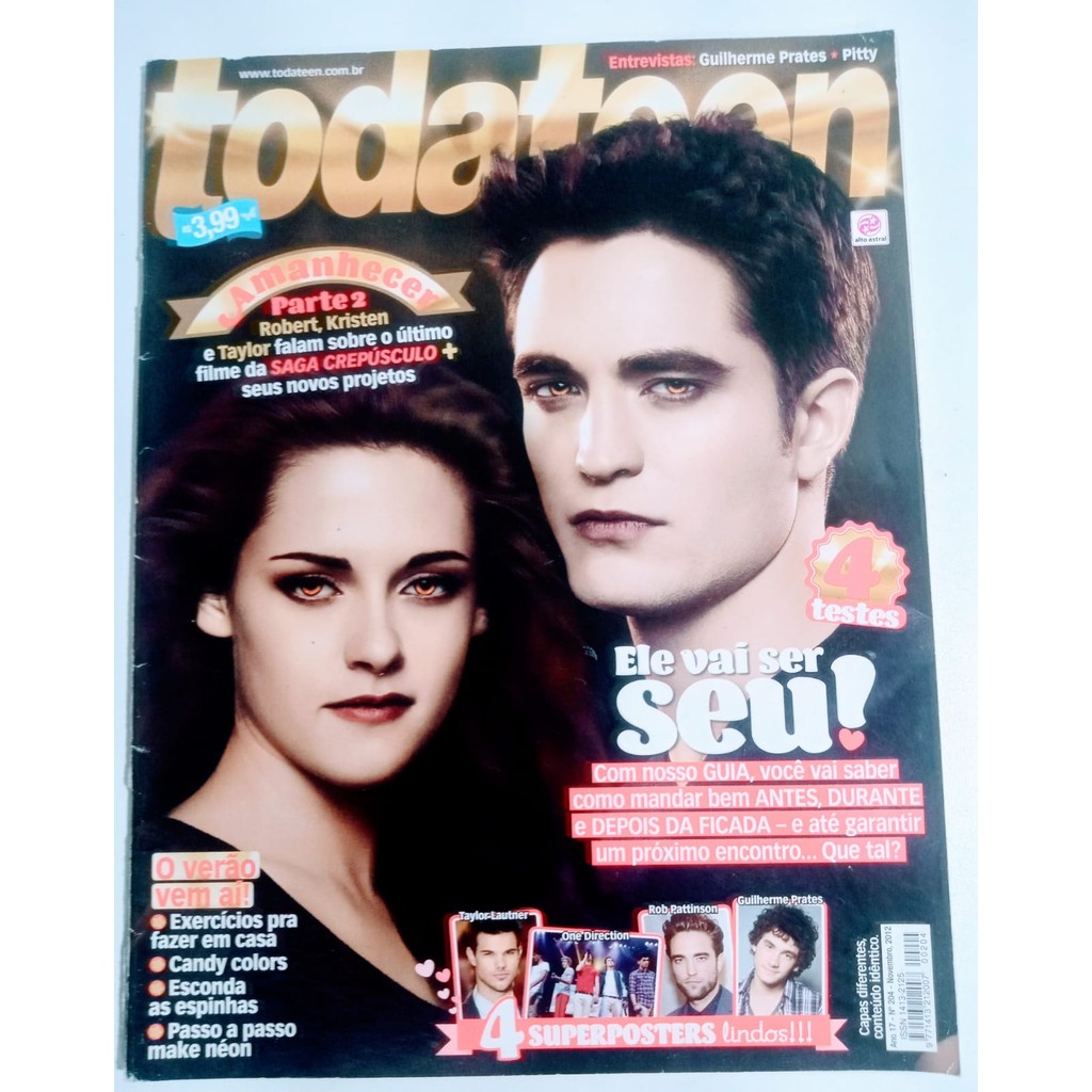 Revista Atrevida n 204 Amanhecer ( Serie Crepúsculo ) de Editora Alto ...