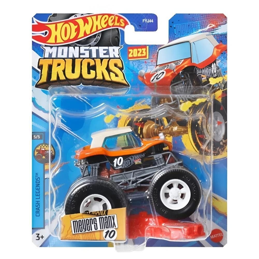 Hot Wheels Monster Trucks Meyers Manx 1:64 Mattel | Shopee Brasil