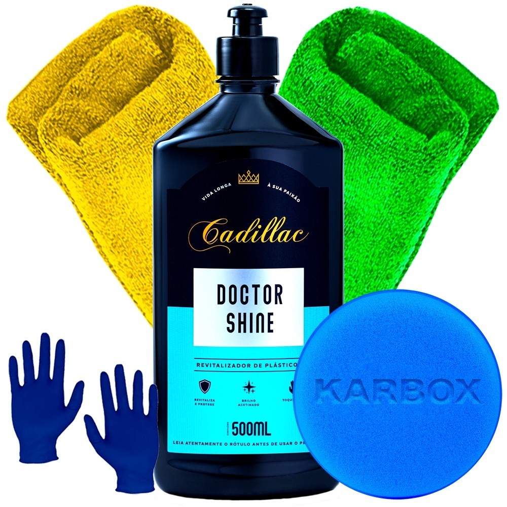 Kit Doctor Shine Cadillac 500ml Revitalizador Plasticos Renova ...