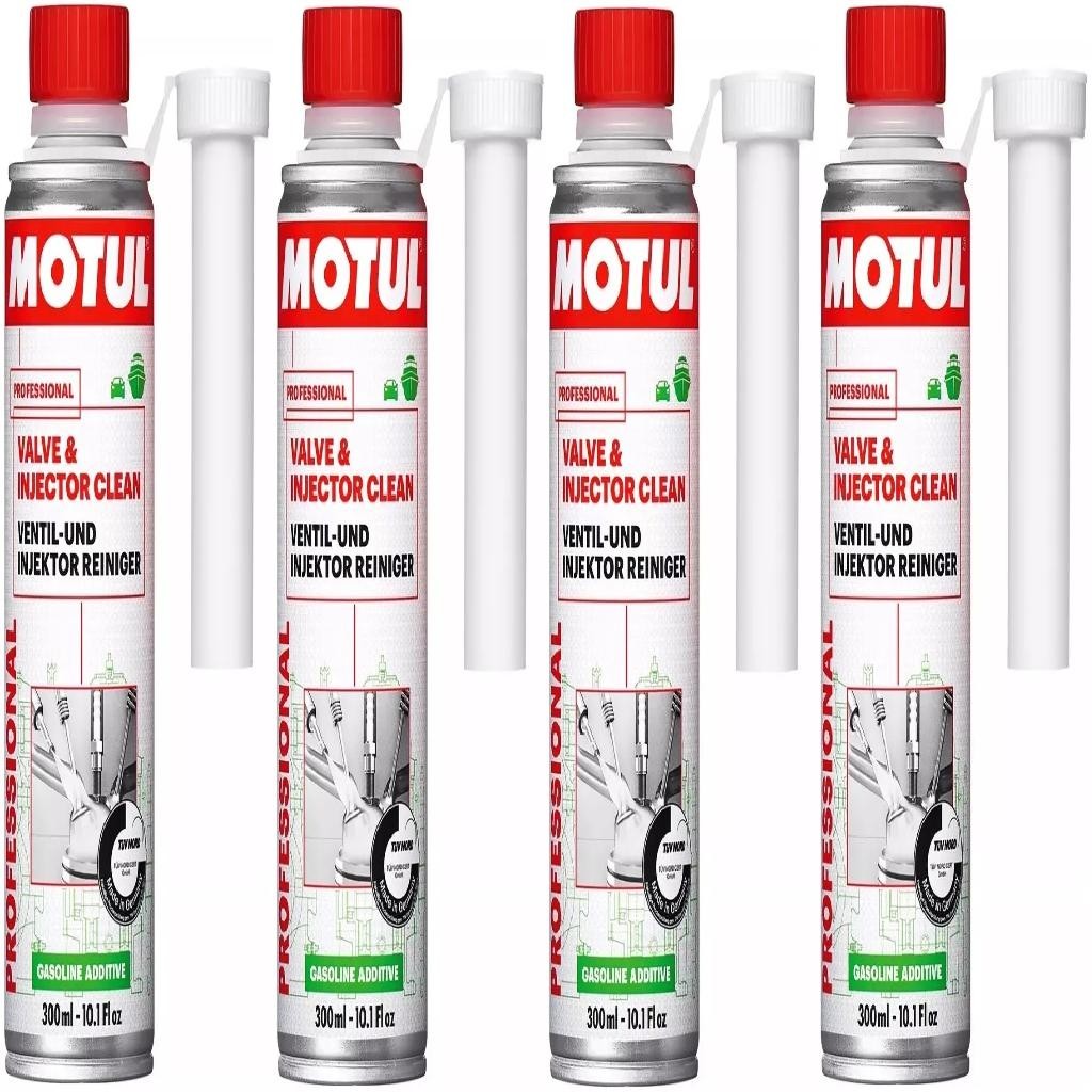 Spray Aditivo Para Gasolina Motul Injector Cleaner 300ml - 4 UNIDADES ...