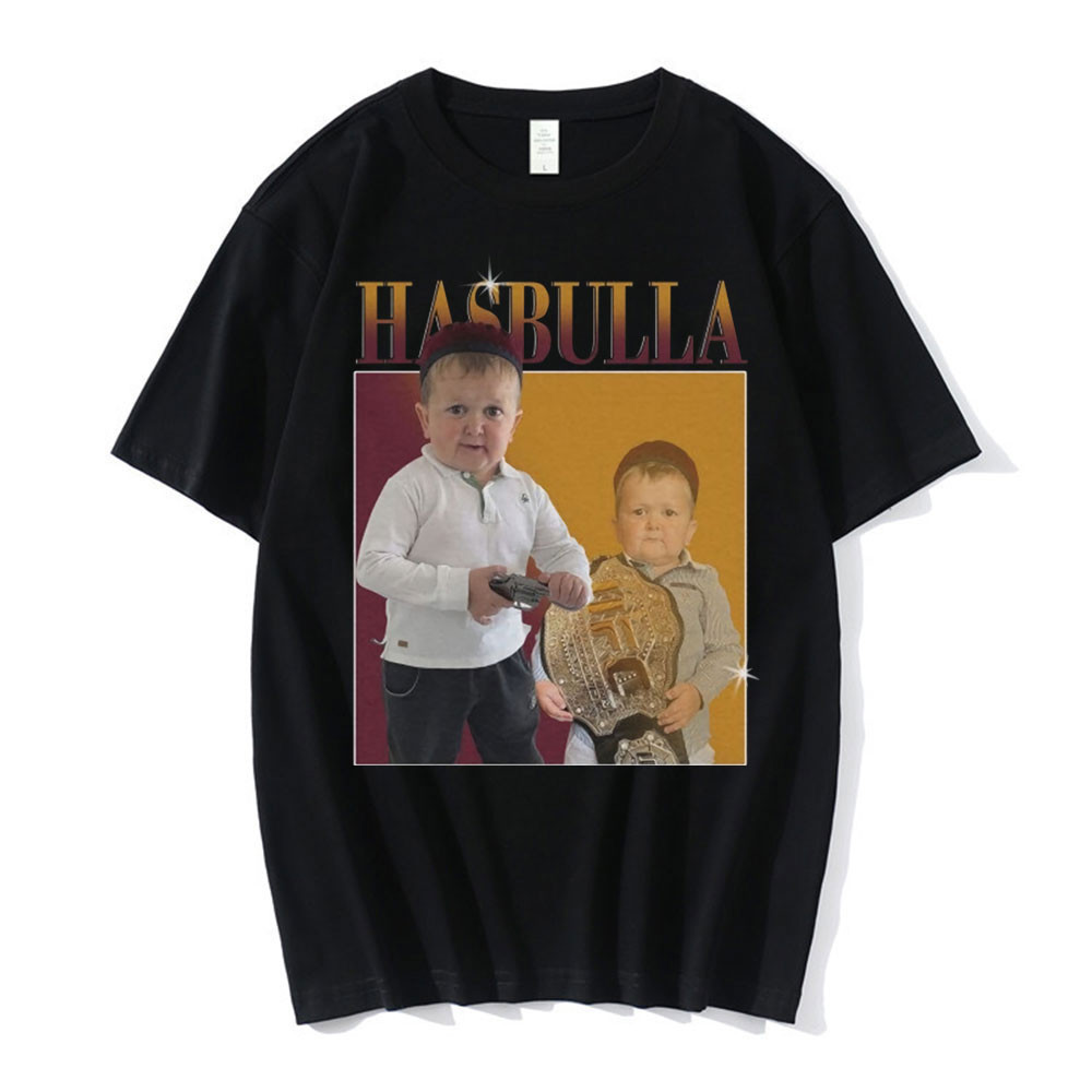 Camiseta Hasbulla Magomedov Hasbula Burgir Gráfica Impressa Mini Khabib ...