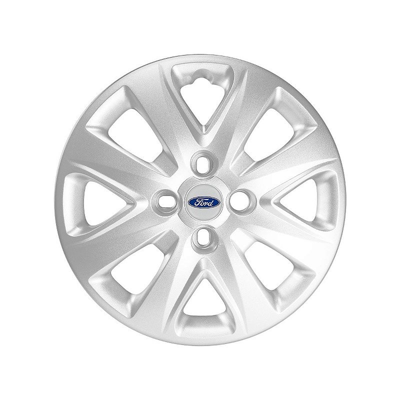 Calota Aro 14 Ford Ka E Ka+ 2015 Até 2018 Prata Com Emblema | Shopee Brasil