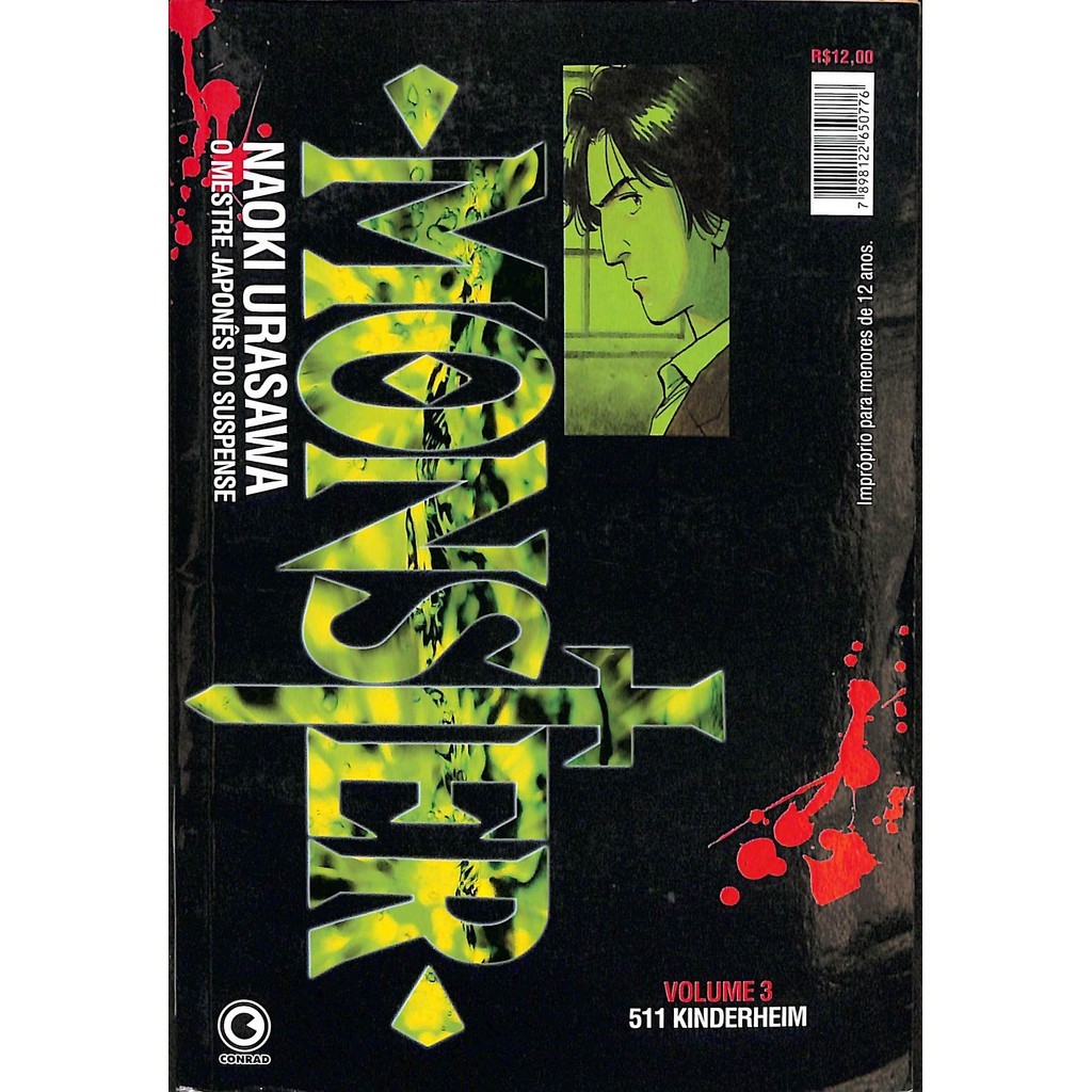 Livro MONSTER - VOL.3 de Naoki Urasawa | Shopee Brasil
