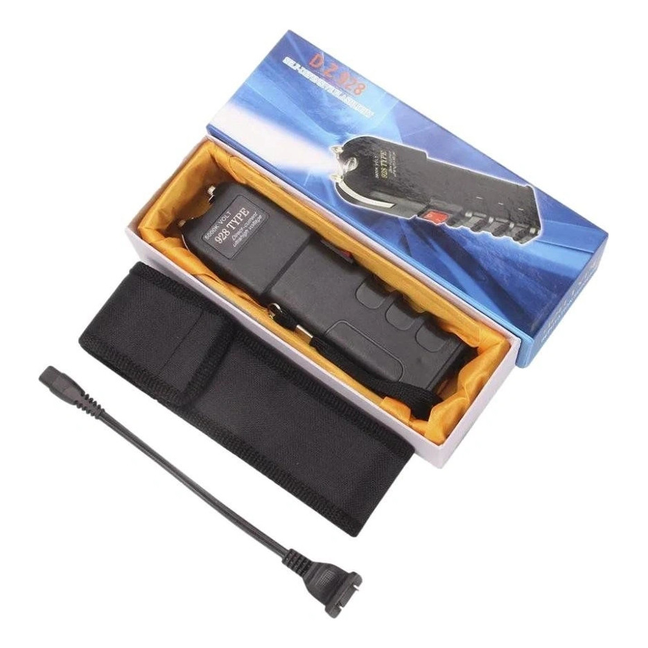 Máquina Taser 928 Type C/ Lanterna Led Defesa Portátil | Shopee Brasil