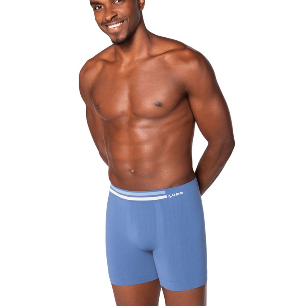 Cueca Masculina de Microfibra Boxer Lupo | Shopee Brasil