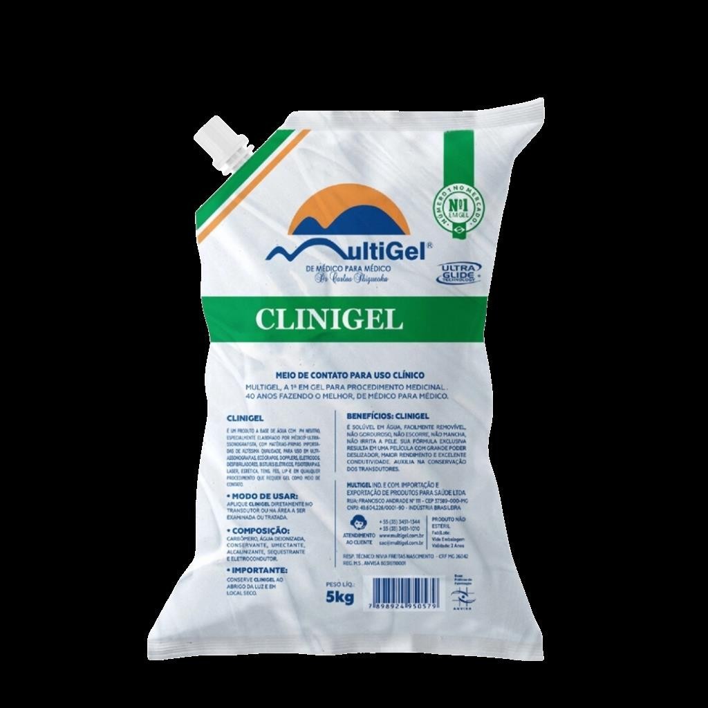 Gel Condutor CliniGel - Bag 5 kg - MultiGel | Shopee Brasil
