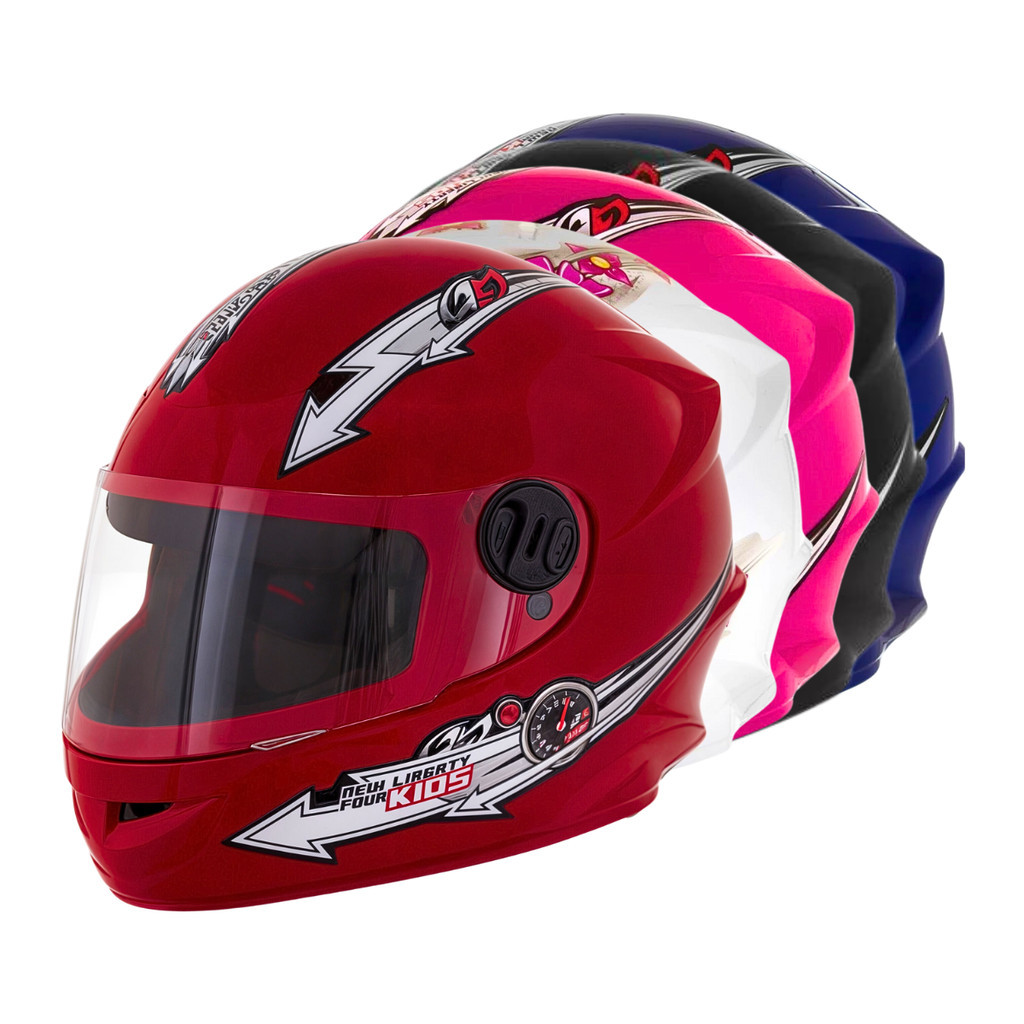 Capacete Moto Infantil Original Pro Tork Liberty 4 Kids 54 Menino Cor ...
