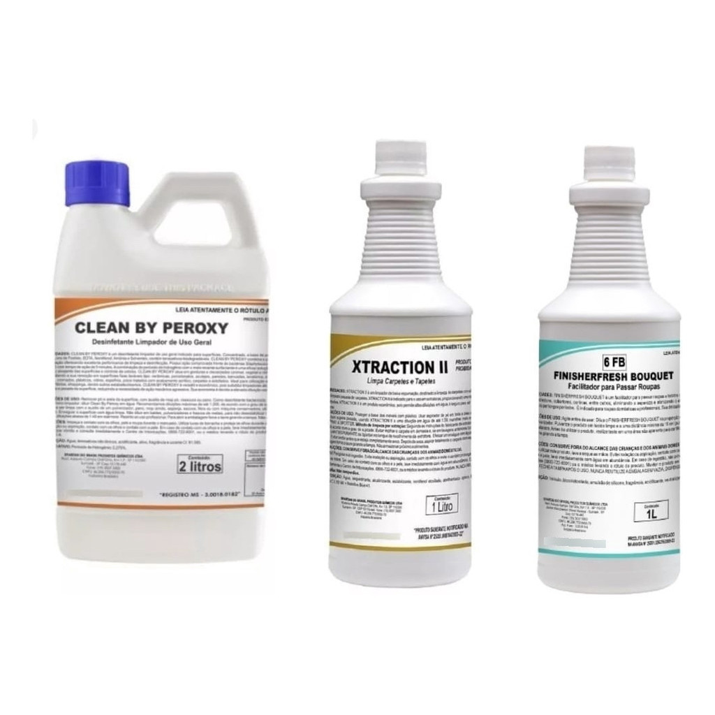 Kit 1 Xtraction Ii 1 L + 1 Clean By Peroxy 2l e Bouquet 1l | Shopee Brasil