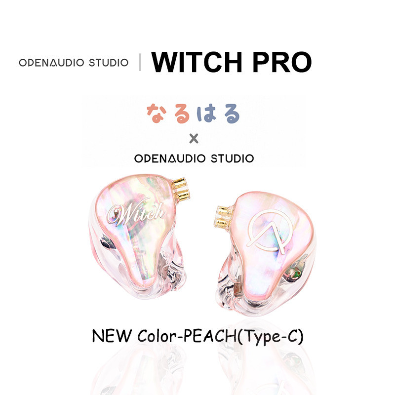 OpenAudio Witch Pro Novo Pêssego (Tipo C) 1DD + 1BA Monitores Intra-Auriculares Fones De Ouvido ...