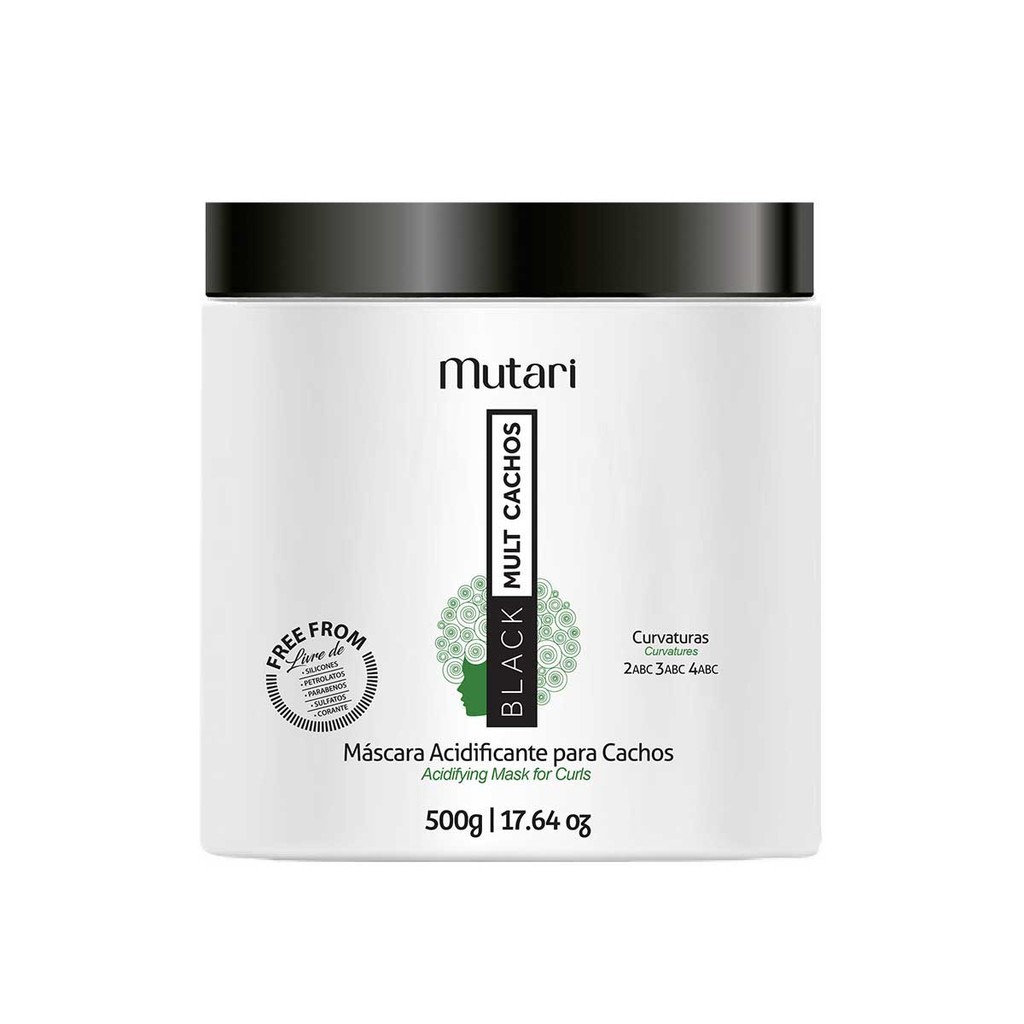 Máscara Mutari Acidificante para Cachos 500g | Shopee Brasil