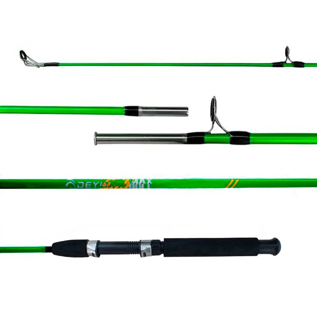 Vara Molinete Max Bull 1,80 mts 2 partes 10-20 lbs - Deyu | Shopee Brasil