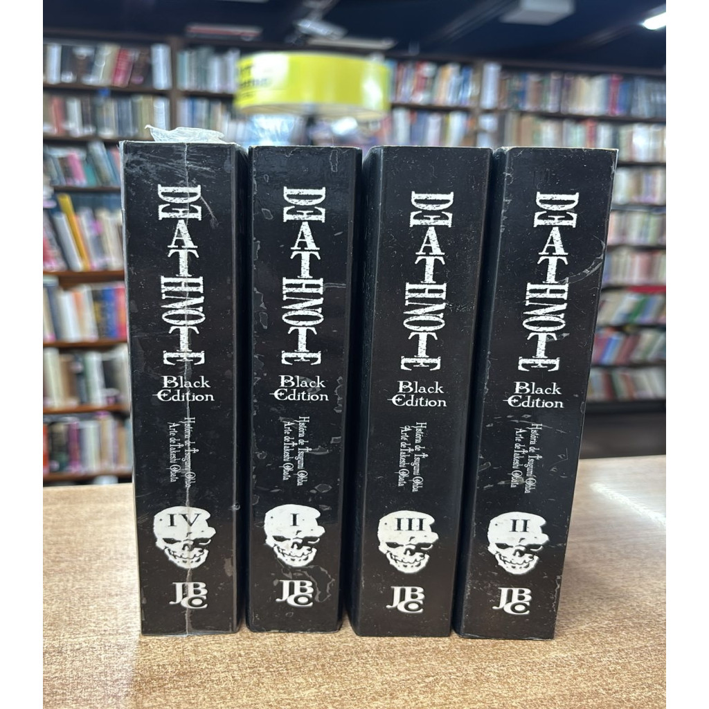 Death note black edition 4 volumes (1 ao 4) autor tsugumi ohba ...