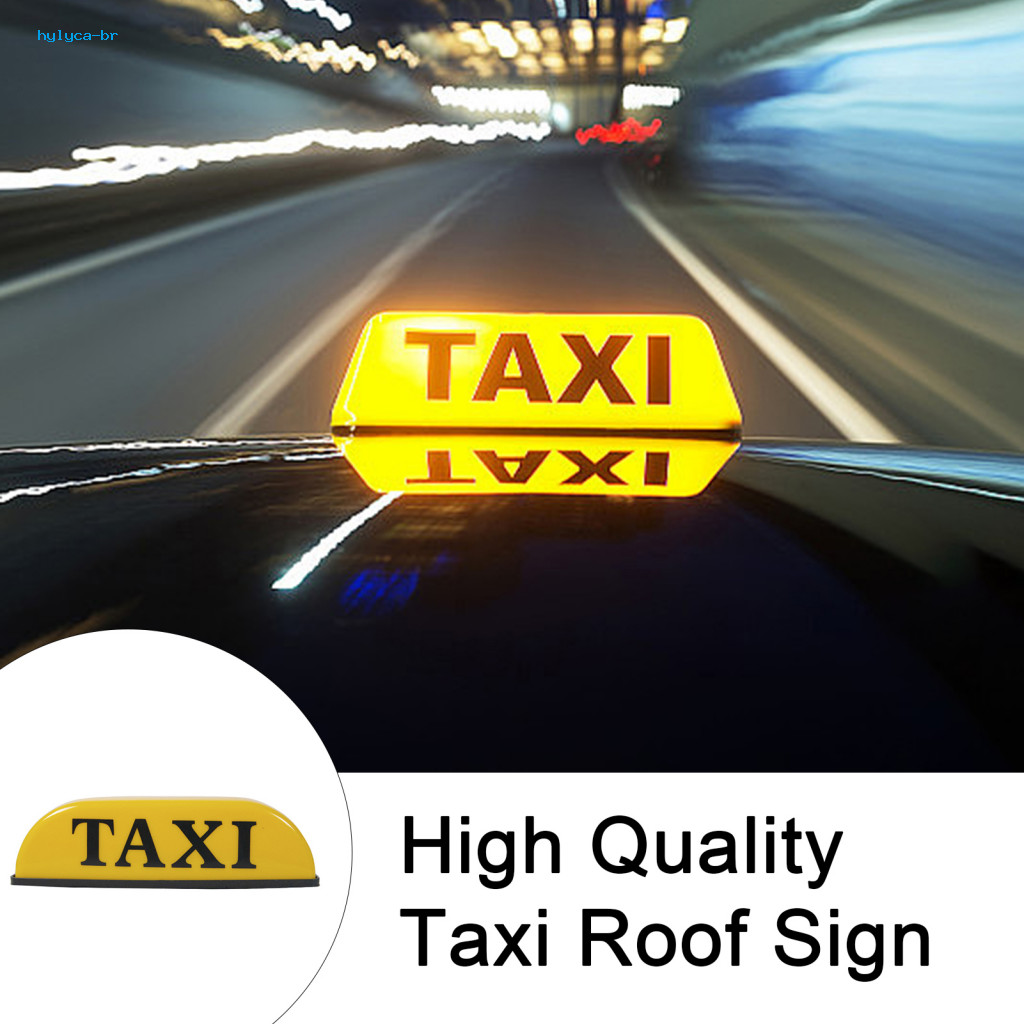Long-lasting Taxi Light Pp Plastic 12v Cab Sign Lamp Waterproof Magnetic Quick Install Energy ...