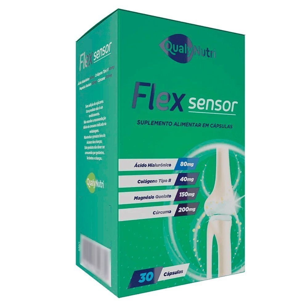 Flex Sensor 30 Cápsulas QualyNutri | Shopee Brasil