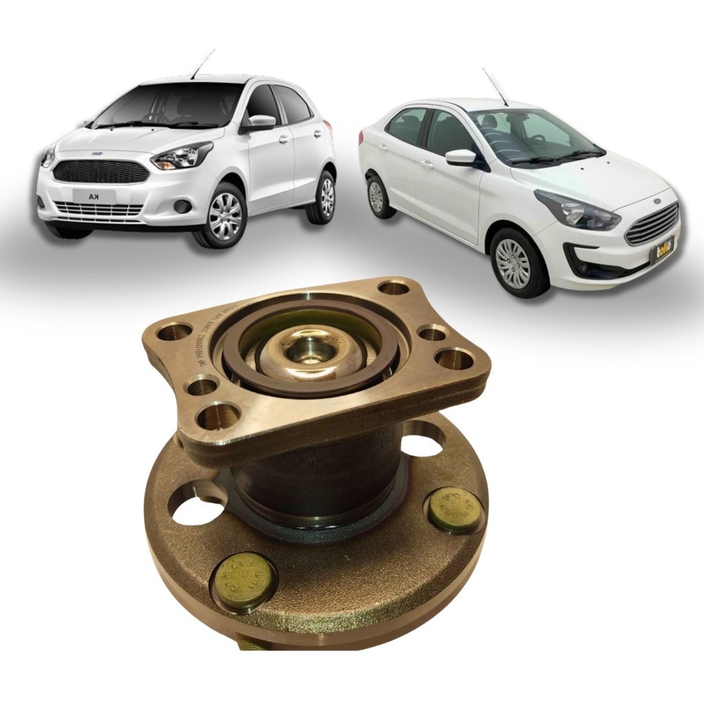 CUBO RODA TRASEIRO C/ROLAMENTO New Fiesta 1.5 16v 2013/2016 | Shopee Brasil