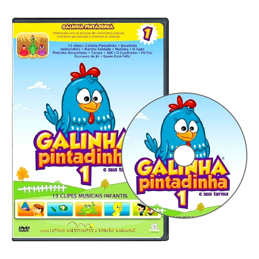 Dvd Galinha Pintadinha Volume 1 | Shopee Brasil