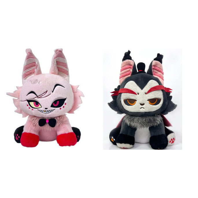 New Angel Meow Hazbin Hotel Hell Inn Angel Cat Dolltoy Pelúcia | Shopee ...
