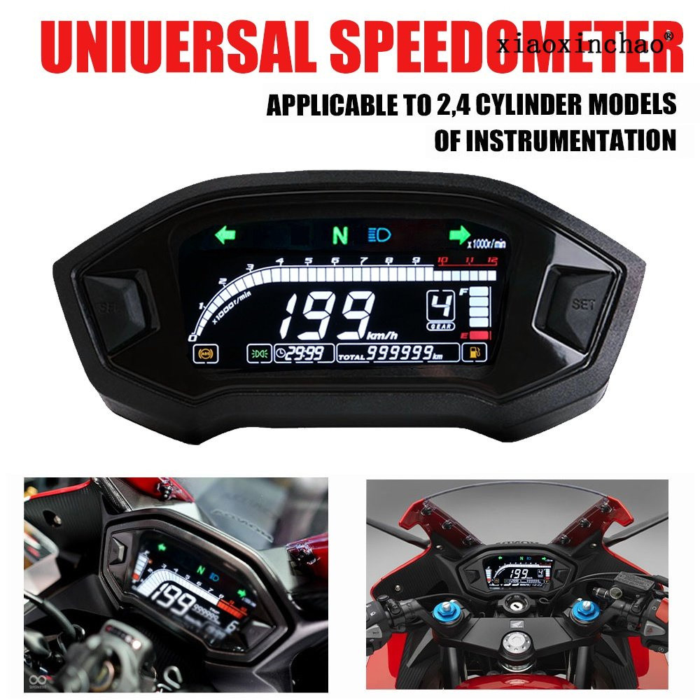 Painel Digital Universal 1.2.4 Cilindro 10000RPM Motocicleta Display ...