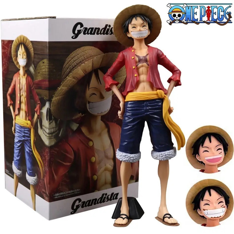 Figura De Ação Macaco D . Luffy One Piece 28cm/Imperador De Uma Peça ...