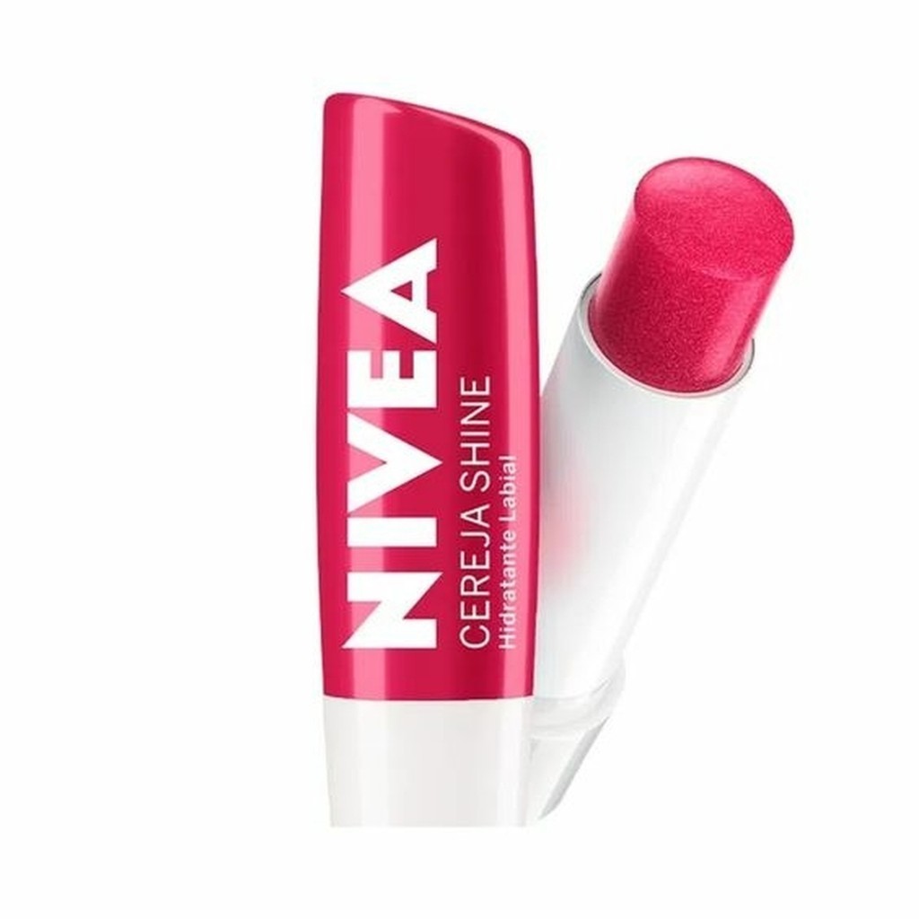 Nivea Hidratante Labial Cereja Shine 5g | Shopee Brasil