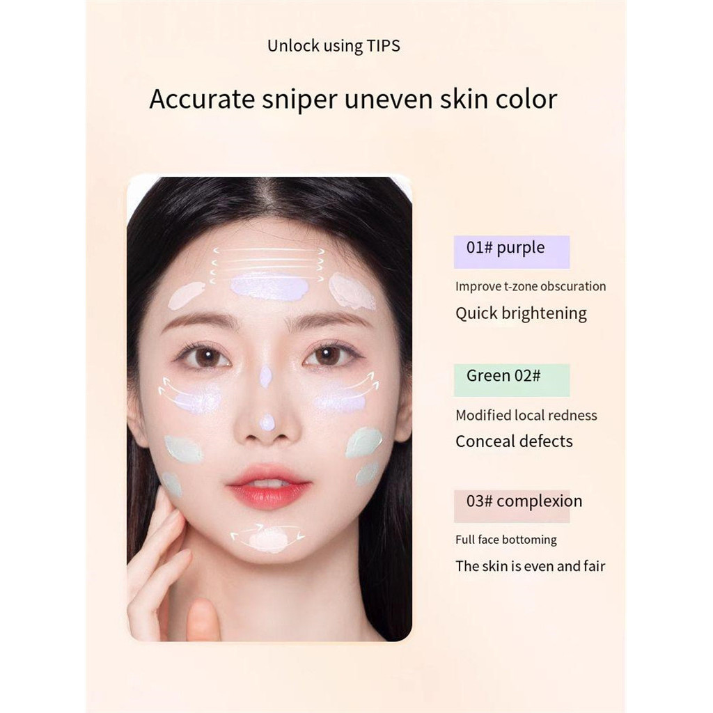 Lameila Primer Creme Make Up Base Hidratante Iluminador Clareador ...