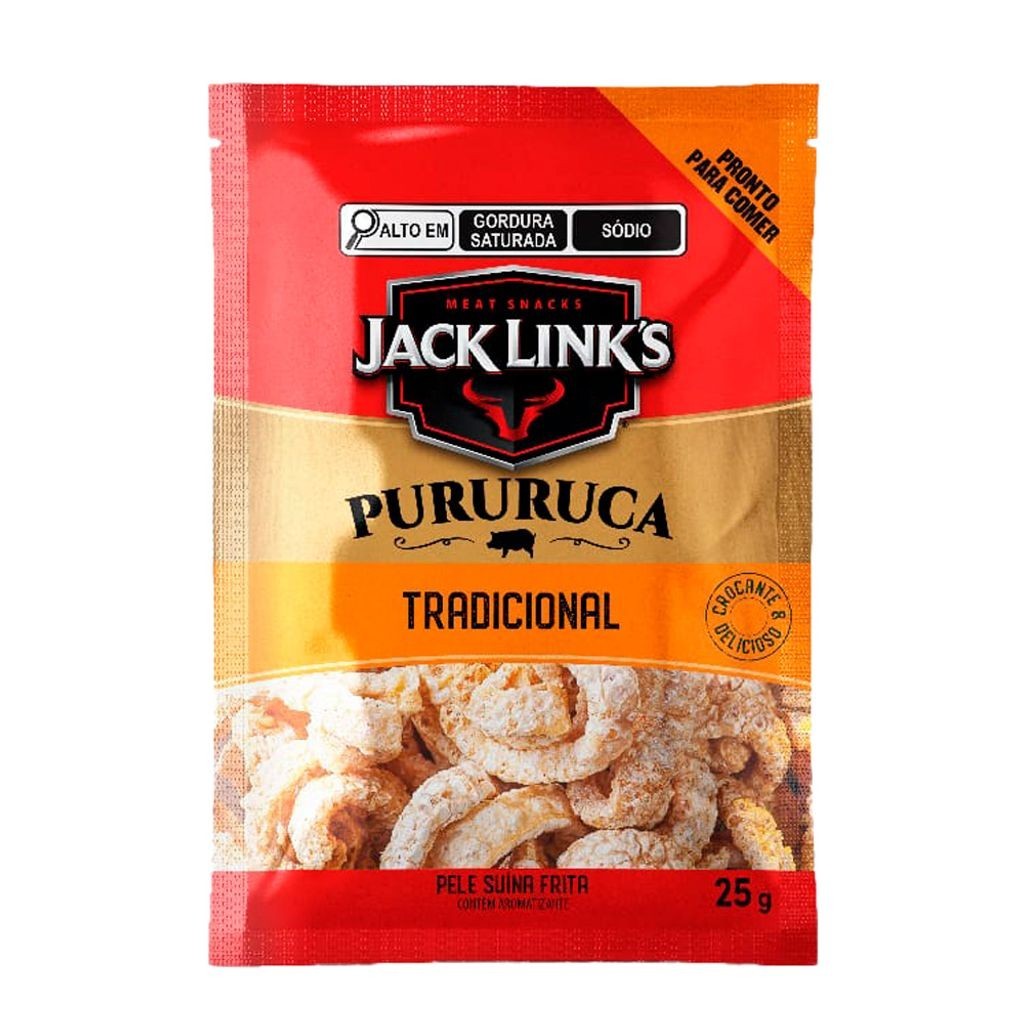 Pururuca Pronta Jack Link's Sabor Tradicional 25g | Shopee Brasil