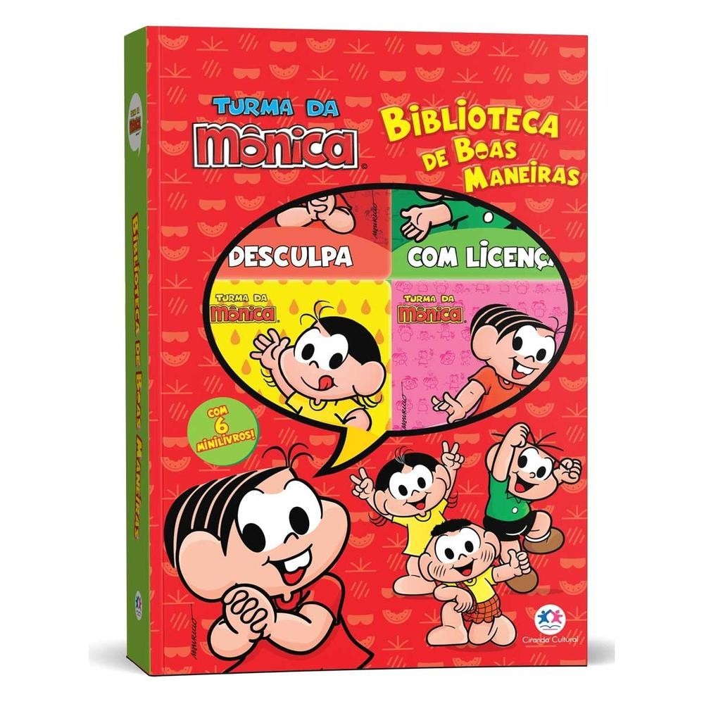 Turma da Mônica - Biblioteca de boas maneiras | Shopee Brasil