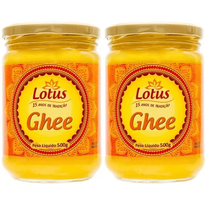 KIT 2 UNIDADES MANTEIGA GHEE LOTUS 500G -TRADICIONAL | Shopee Brasil