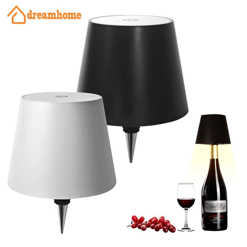 DREAMHOME Lâmpada De Garrafa De Vinho Sem Fio LED Luz Portátil Toque ...