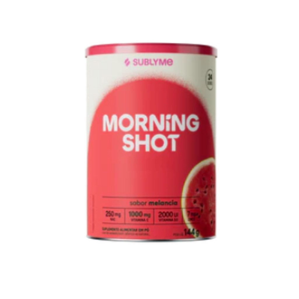 Vitamina Morning Shot 2.0 Pote 144g Melancia Sublyme | Shopee Brasil